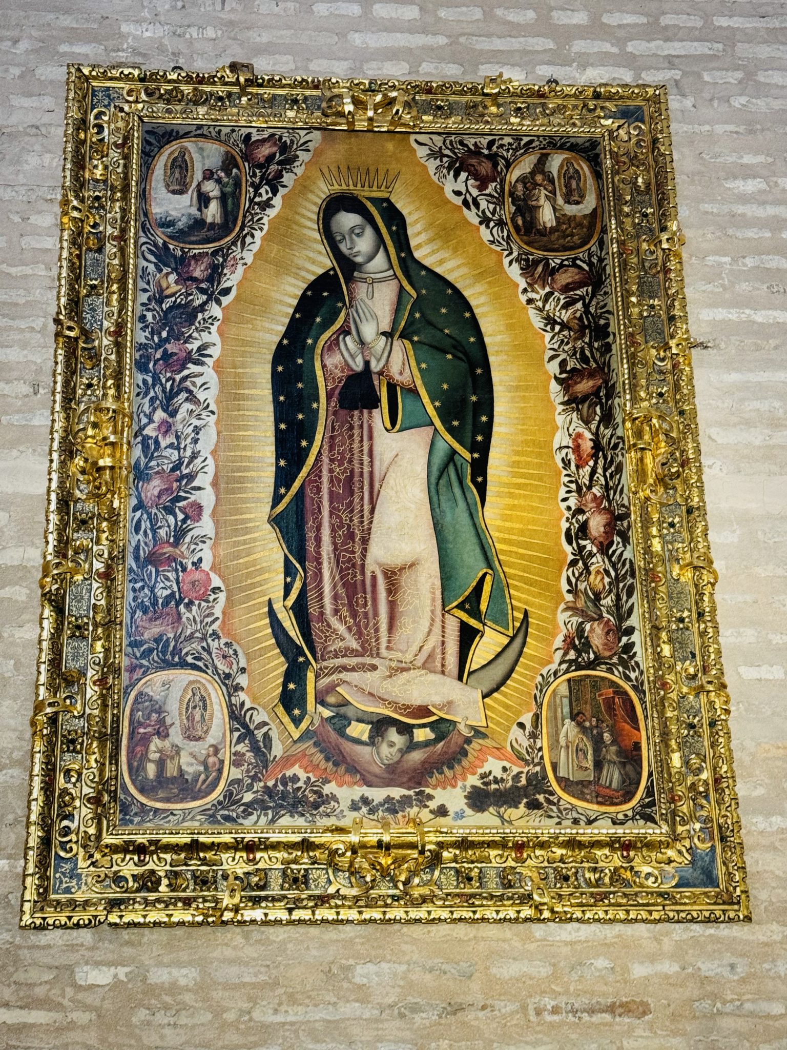 Representación de la Virgen de Guadalupe de Méjico - PARROQUIA DE SANTA ANA